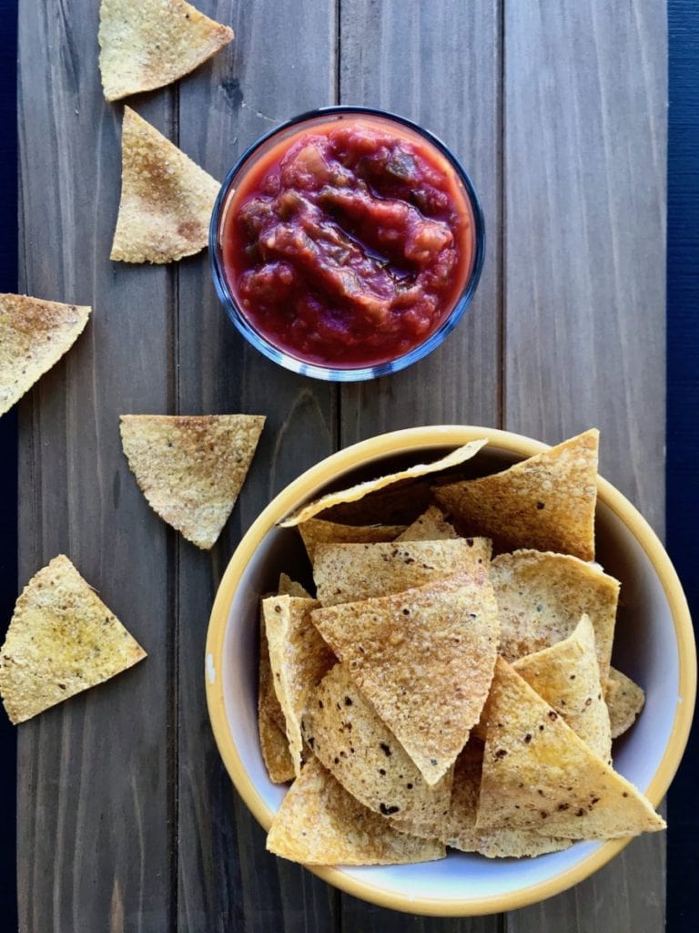 Baked Corn Tortilla Chips Recipe - Bree's Vegan Life
