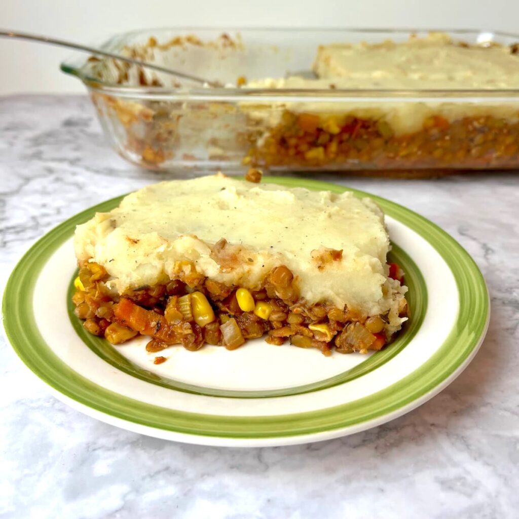 Vegan Lentil Shepherd's Pie - Bree's Vegan Life